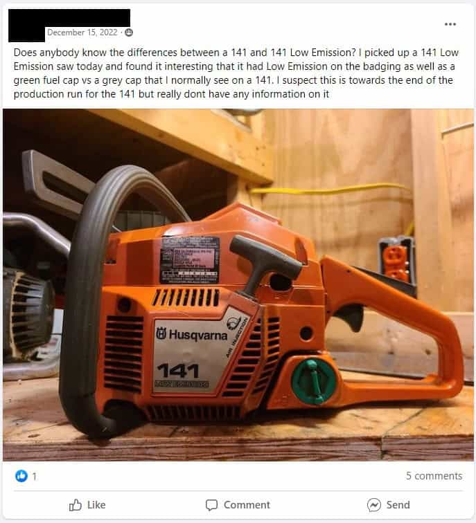 Husqvarna 141 price store